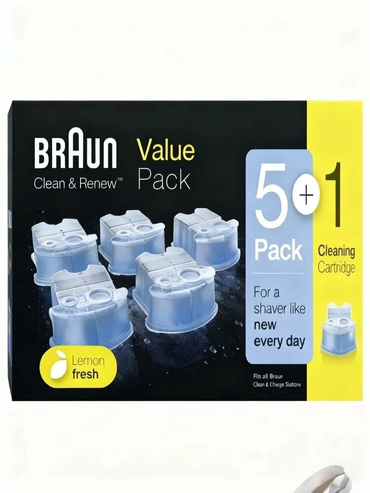 Картридж для бритв Braun CCR5+1 Clean, 6 шт.