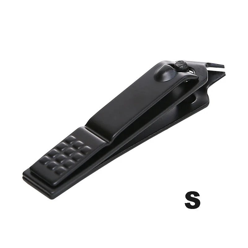 Кусачки для ногтей Sleef из нержавеющей стали black S