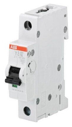 Автомат. выкл-ль 1-полюсной S201M C2, ABB 2CDS271001R0024 (1 шт.)
