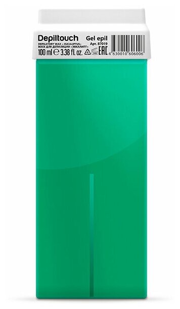 DEPILTOUCH PROFESSIONAL Гелевый воск "Эвкалипт" в картридже, 100 мл