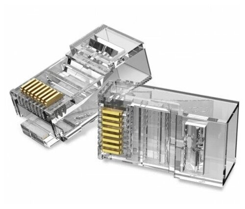 Коннектор Vention RJ45 (8p8c), cat. 6, под витую пару (50шт.) (IDDR0-50)