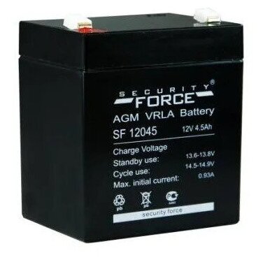 Аккумулятор 12V - 4.5 А/ч "Security Force" (SF 12045)