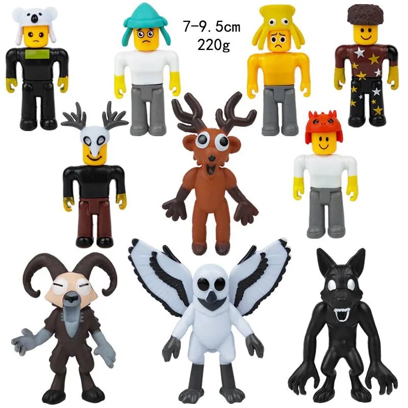 Фигурки 99 ночей в лесу roblox олень Кубики Игрушки набор 10 шт./ 9.5CM