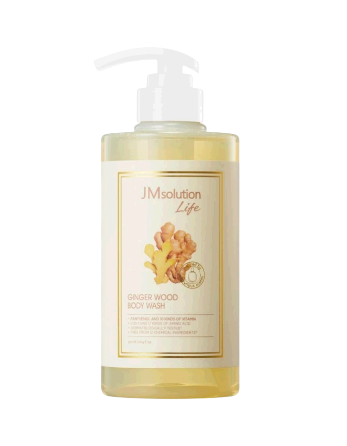 JMSOLUTION LIFE - GINGER WOOD BODY WASH Гель для душа "С экстрактом имбирного дерева" 500 мл.