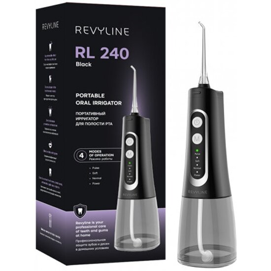 Ирригатор полости рта Revyline RL240, цвет черный