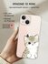 Чехол на Apple iPhone 13 mini / Айфон 13 мини с принтом "Пухлый котик", прозрачн...