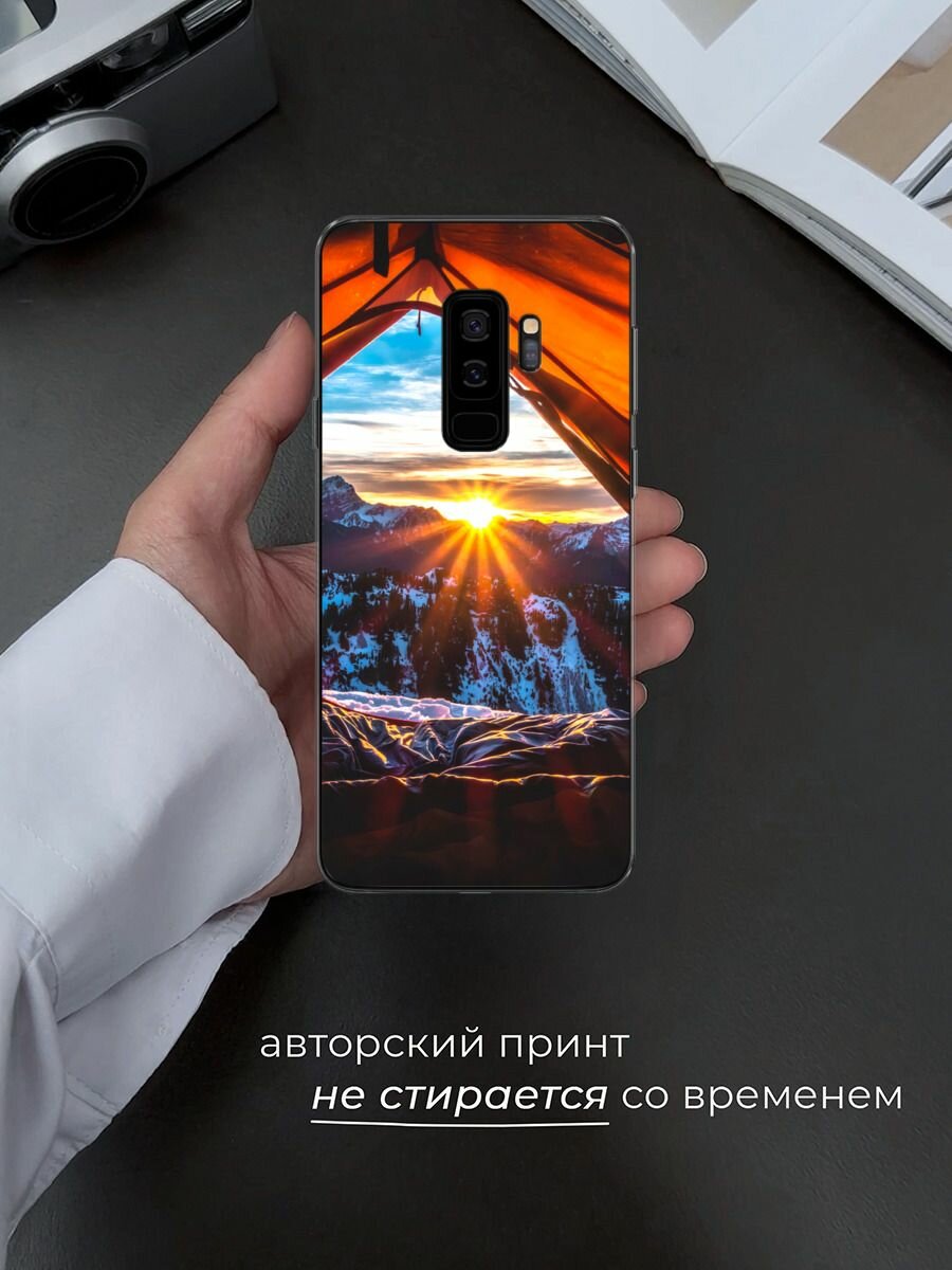 Чехол на Samsung Galaxy S9 + / Самсунг Галакси С9 Плюс с принтом "Горы 7" — фото 1