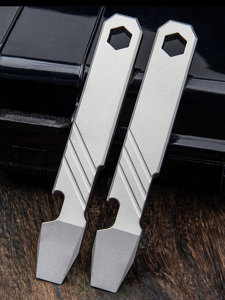 Многофункциональный лом EDC, из титанового сплава, отвертка, лом