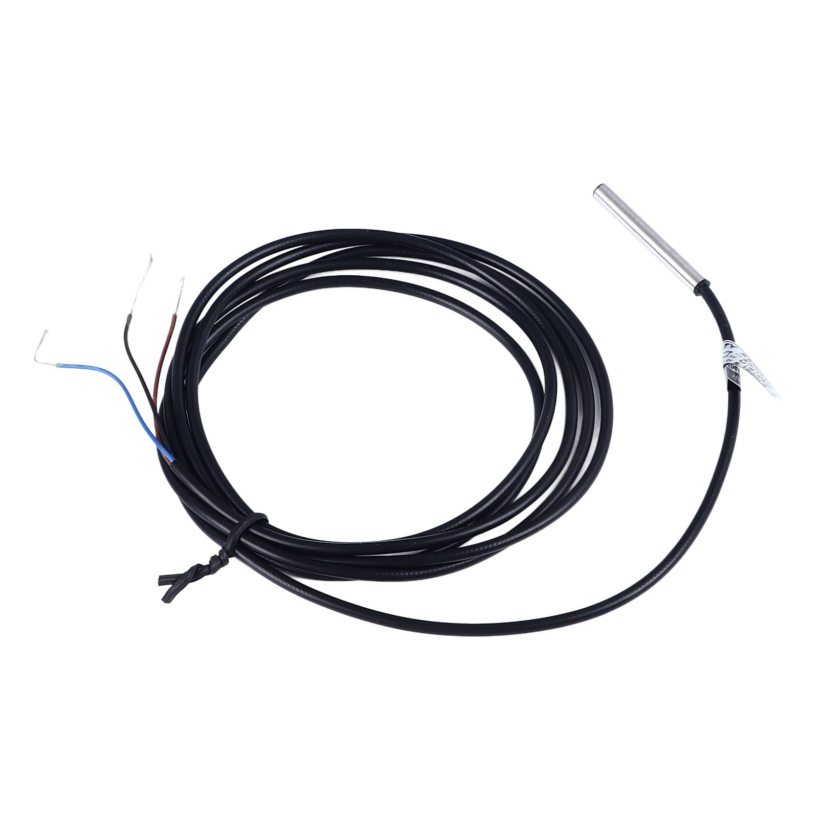 Индуктивный датчик приближения с расстоянием обнаружения 1 мм, NPN, нормально замкнутый, постоянный ток, 3 провода, разъем M4, датчик приближения со светодиодным индикатором, напряжение постоянного тока 6‑36 В