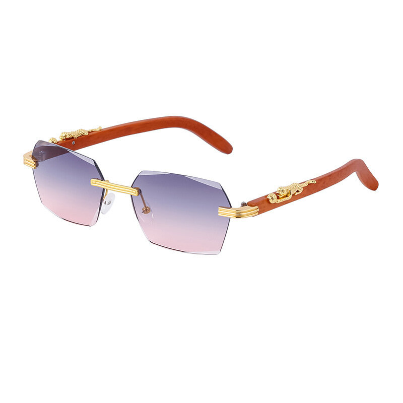 Style Новый Мужские деревянные леопардовые - безрамочные для вождения