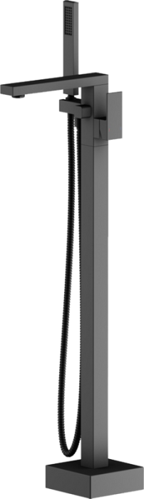 Напольный смеситель для ванны с душем Timo Selene 2200/03Y-CR, черный