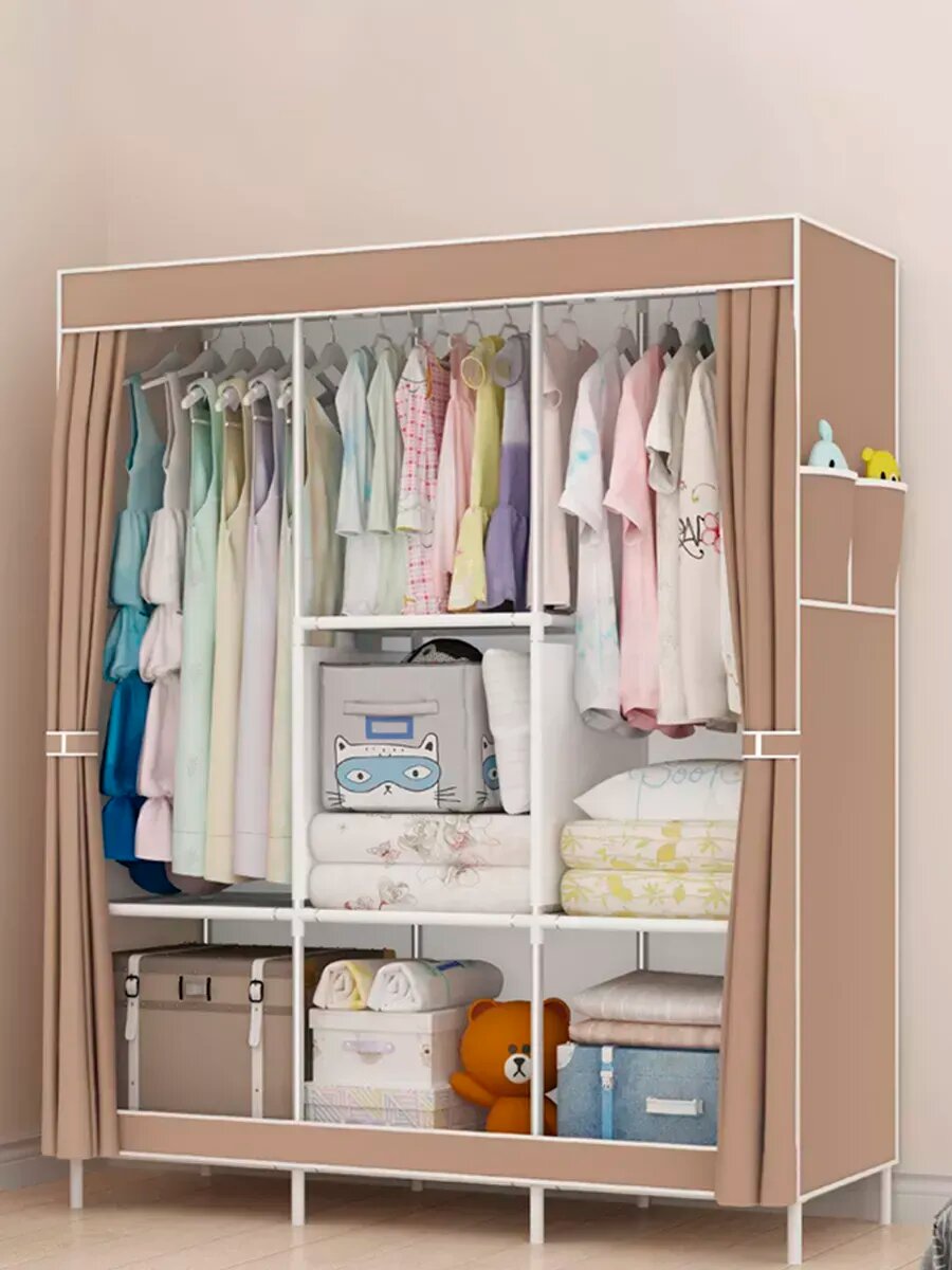 Шкаф тканевый каркасный, складной, 103х45х165