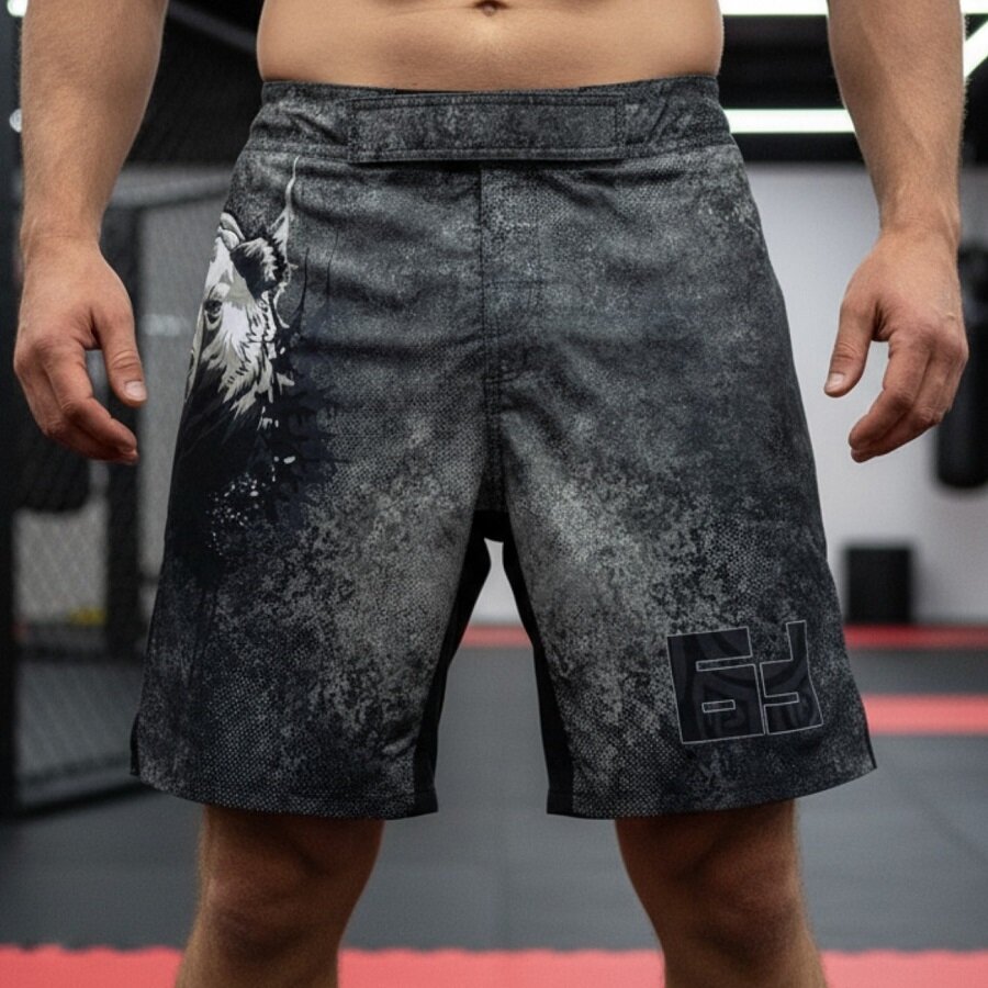 Шорты спортивные для ММА Медведь