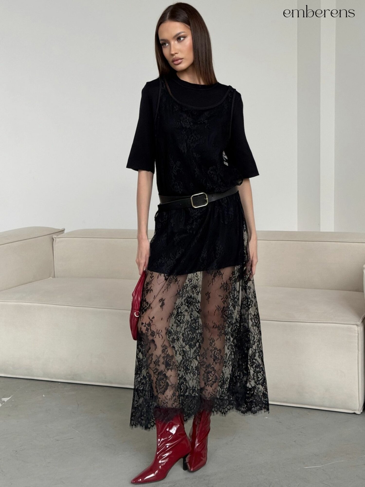 Платье Осень-зима 2025