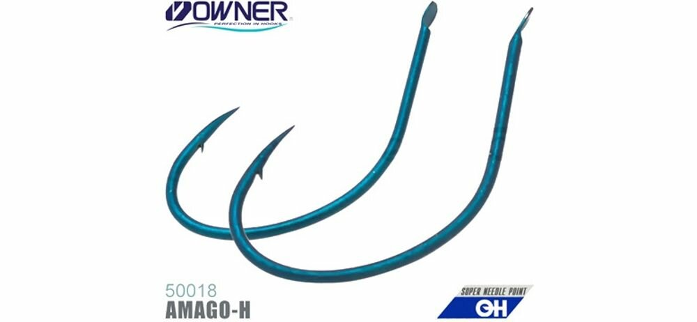 OWNER Крючок Amago H blue №7 16шт