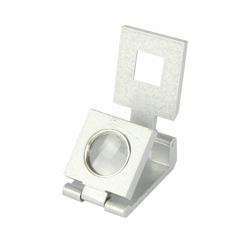 Складной алмазный инструмент Alfa Mirage 10x Портативная ювелирная лупа с измерительной шкалой