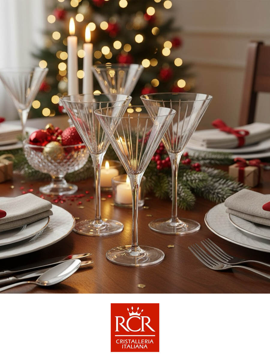 Набор бокалов для мартини RCR Cristalleria Italiana Timeless 210мл, 6 шт