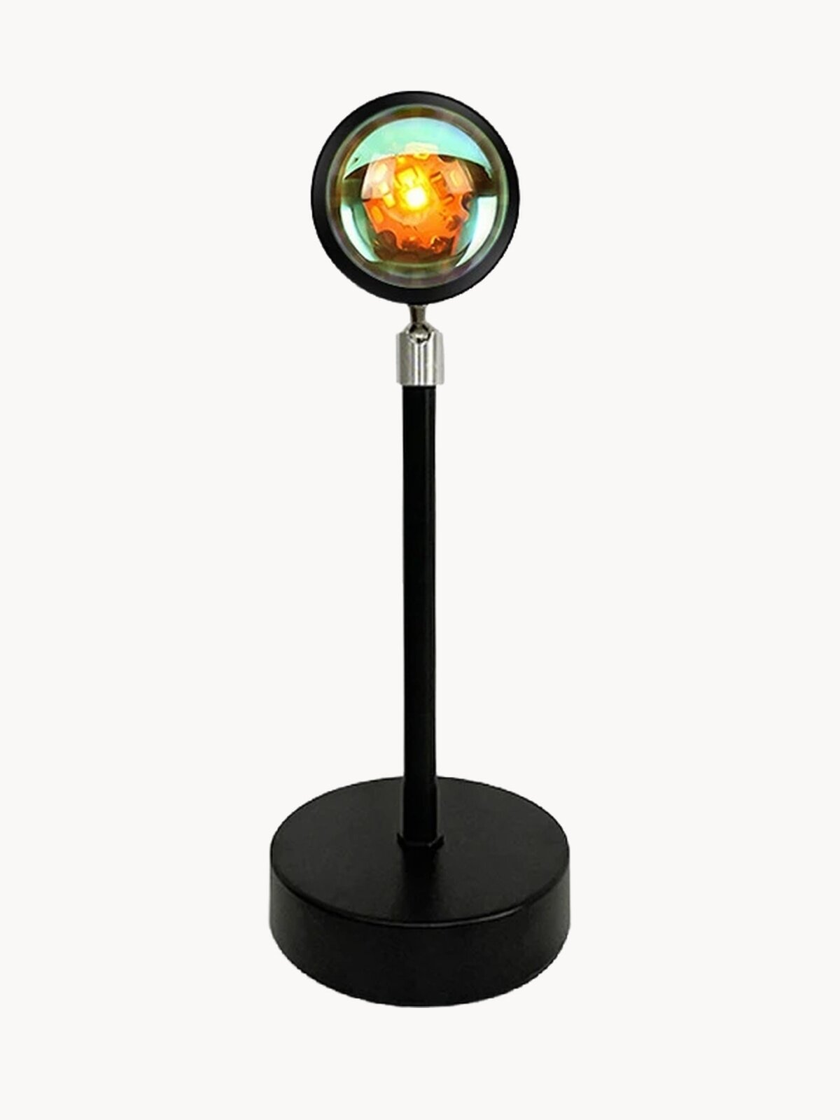 Светодиодный Атмосферный Светильник, настольная LED лампа для Фото и светотерапии, инновационная линза, проектор заката солнца, RGB с пультом ДУ