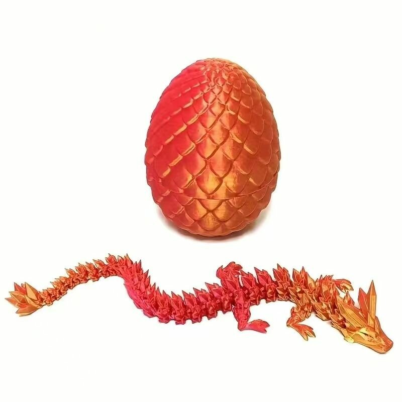 Хрустальное яйцо дракона Набор подвижных артикулированных моделей дракона Творческий подарок