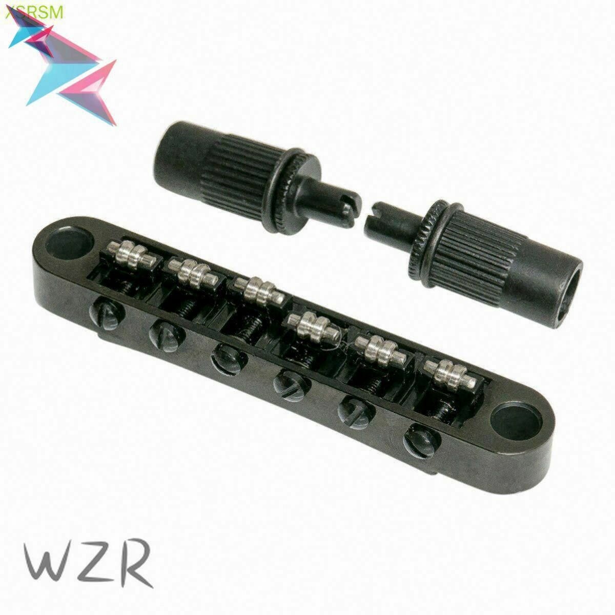 Бридж Tune-O-Matic Paxphil BM005-BK роликовый, черныйs
