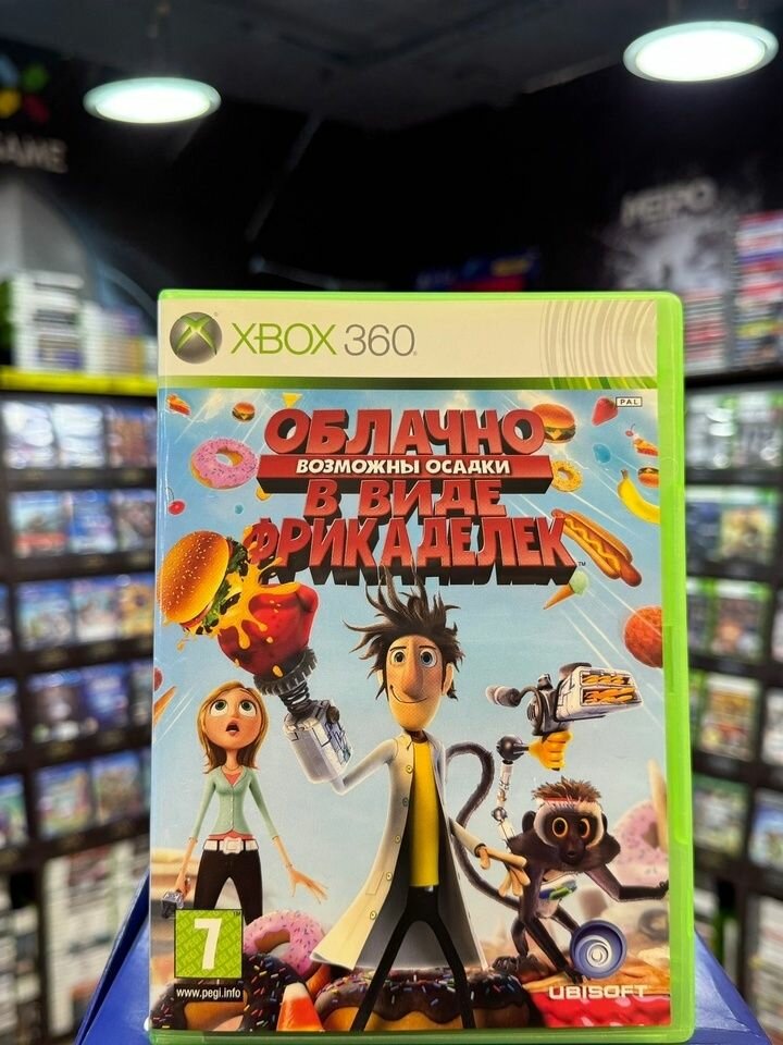 Игра Облачно, возможны осадки в виде фрикаделек (Xbox 360) (Box)