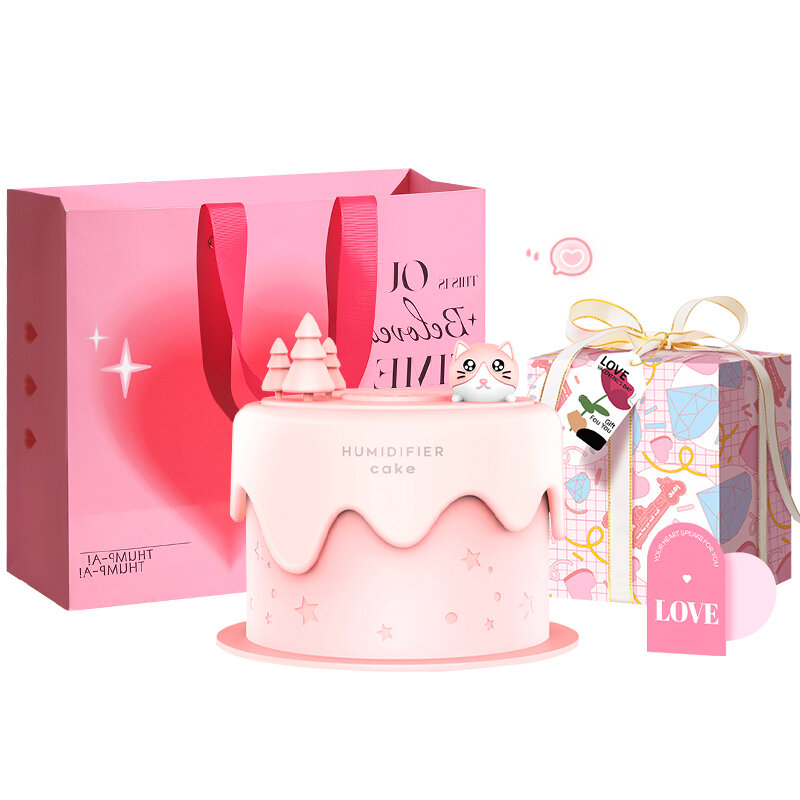 Увлажнитель воздуха CHIELYUAL, pink-charging edition [love handmade box]