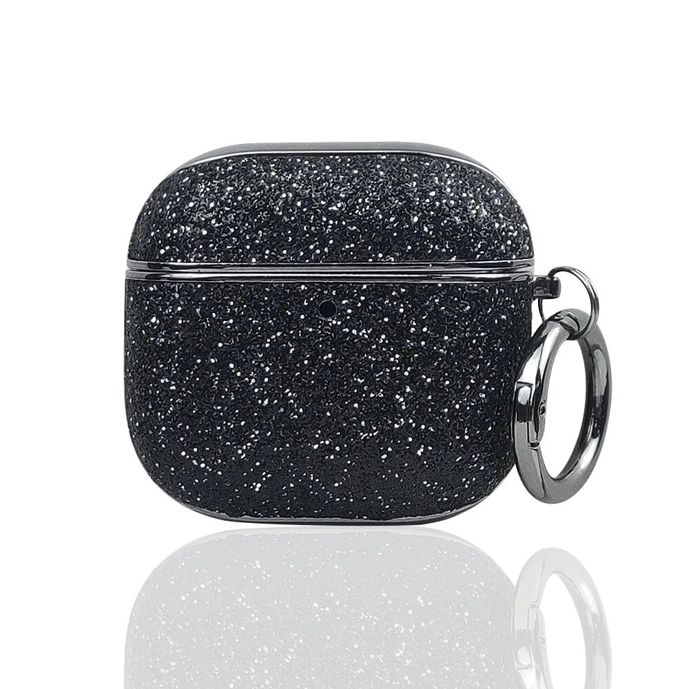 Блестящий чехол для Samsung Galaxy Buds 3 Pro Buds3Pro, Black