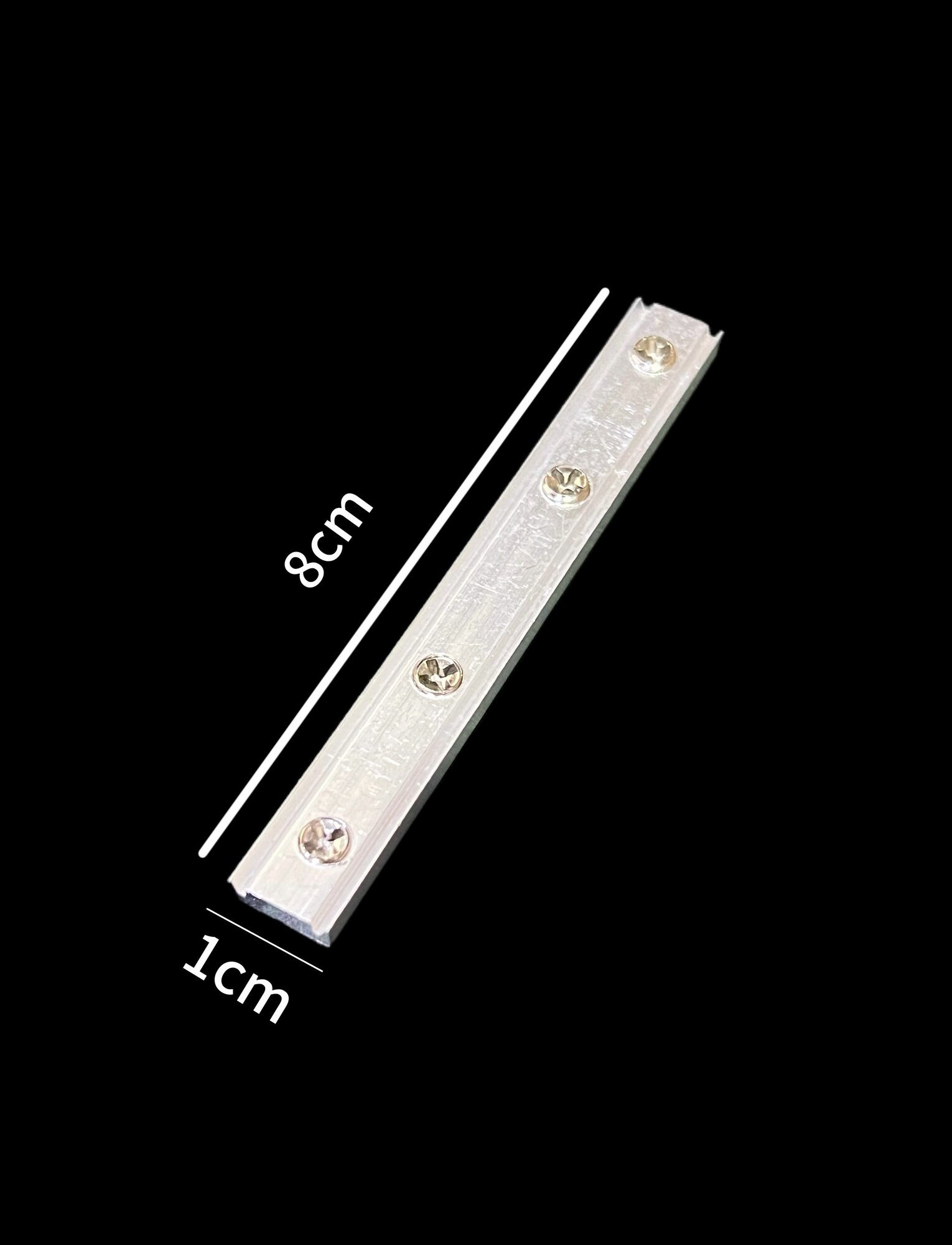 Соединитель для карниза, металлический, для удлинения и стыковки профильных карнизов,