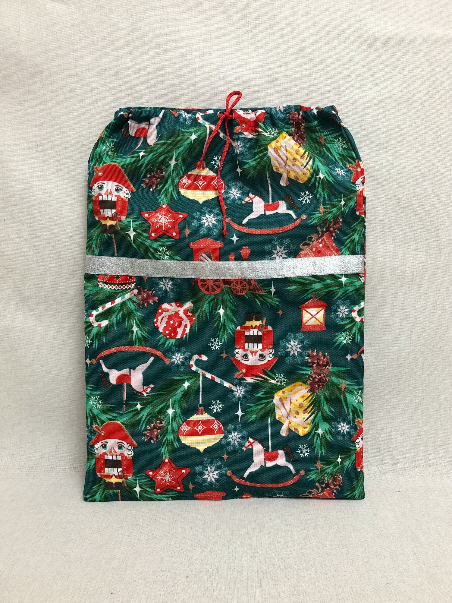 Мешок большой 50х35 см, цвет м22-3, из рогожки, хлопковый, для упаковки и хранения