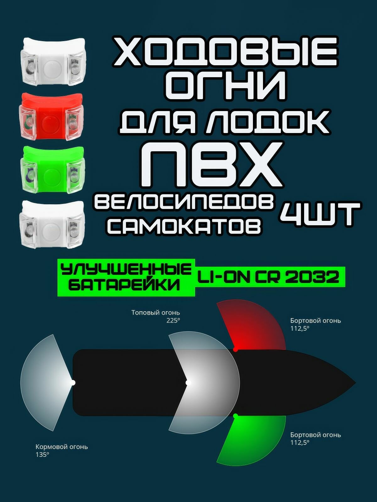 Навигационный огонь для лодки
