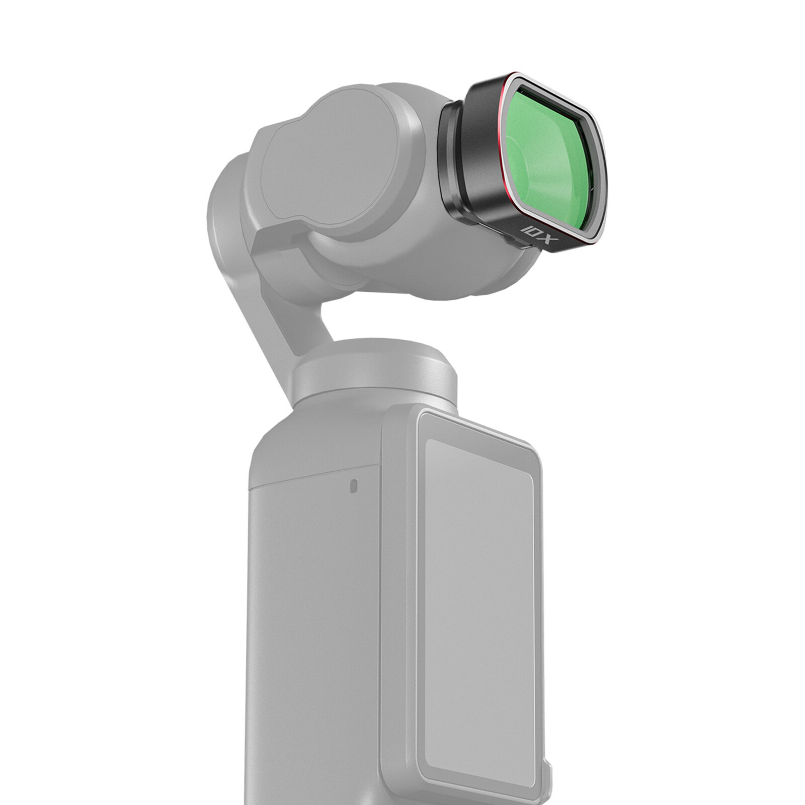 STARTRC Магнитная 10X Макро Линза Алюминиевый сплав Многослойное Оптическое Стекло Замена для DJI Pocket 3 Аксессуары Черный 19x10.8x25.1 мм 8.2 г 1 шт