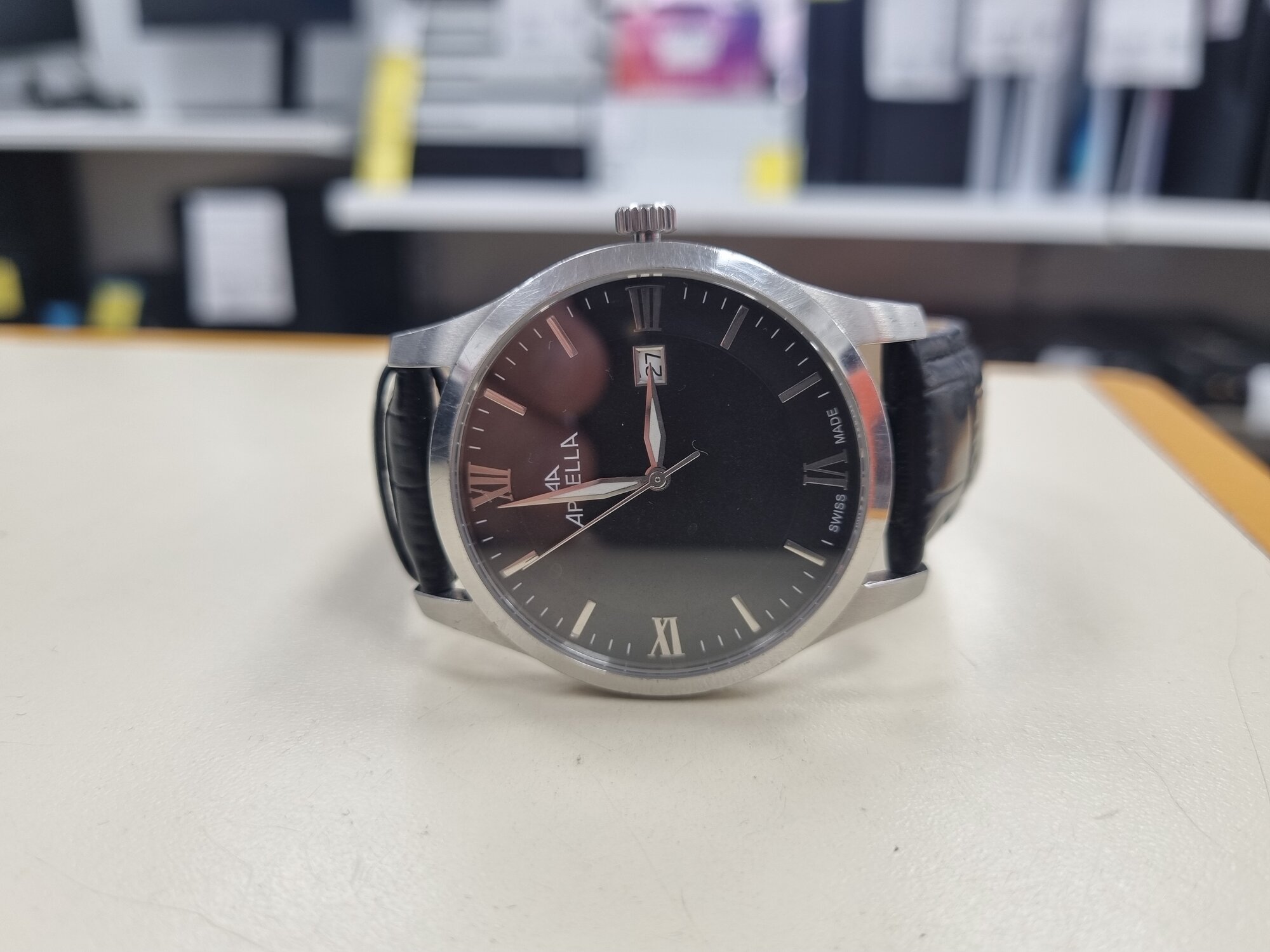 Наручные часы APPELLA, серебристый/черный