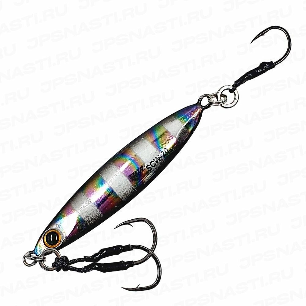 Пилькер для рыбалки Palms Slow Blatt Cast Wide, 20 г, SCW-20/C-492 / пилькер для морской рыбалки