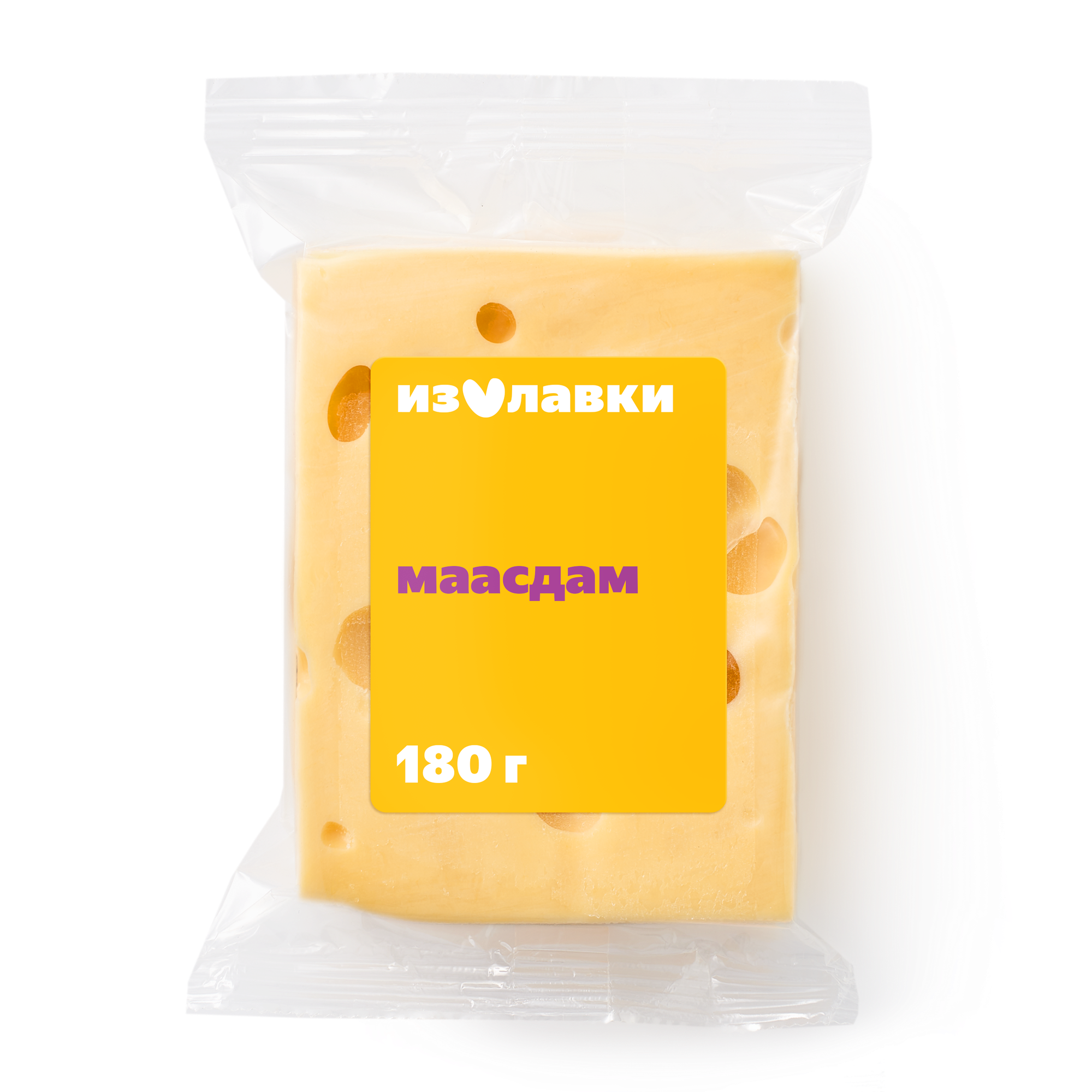 Сыр Маасдам "Из Лавки", выдержанный, 45 % жирности, 180 грамм, 1 уп.