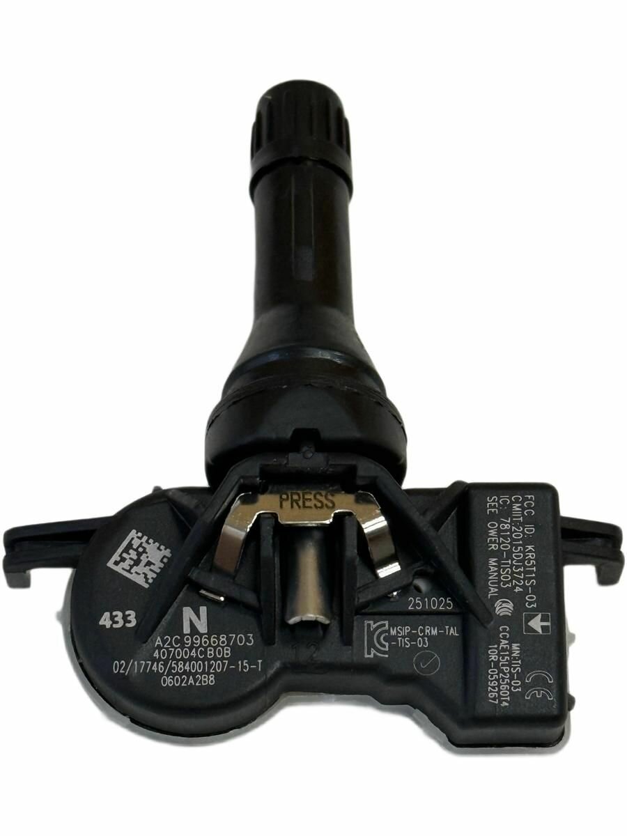 1 датчик давления шин для Nissan Renault 407004cb0b
