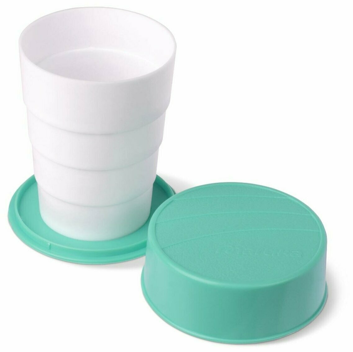 Стакан раздвижной, набор из 2 стаканчиков, походные, раскладные, универсальные из ABS пластика