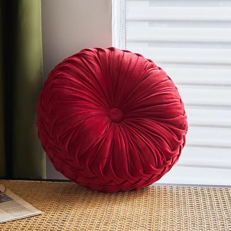 Подушка Florescence Amazon Hot Style Ins Wind, круглая, плюш, 38x10 см