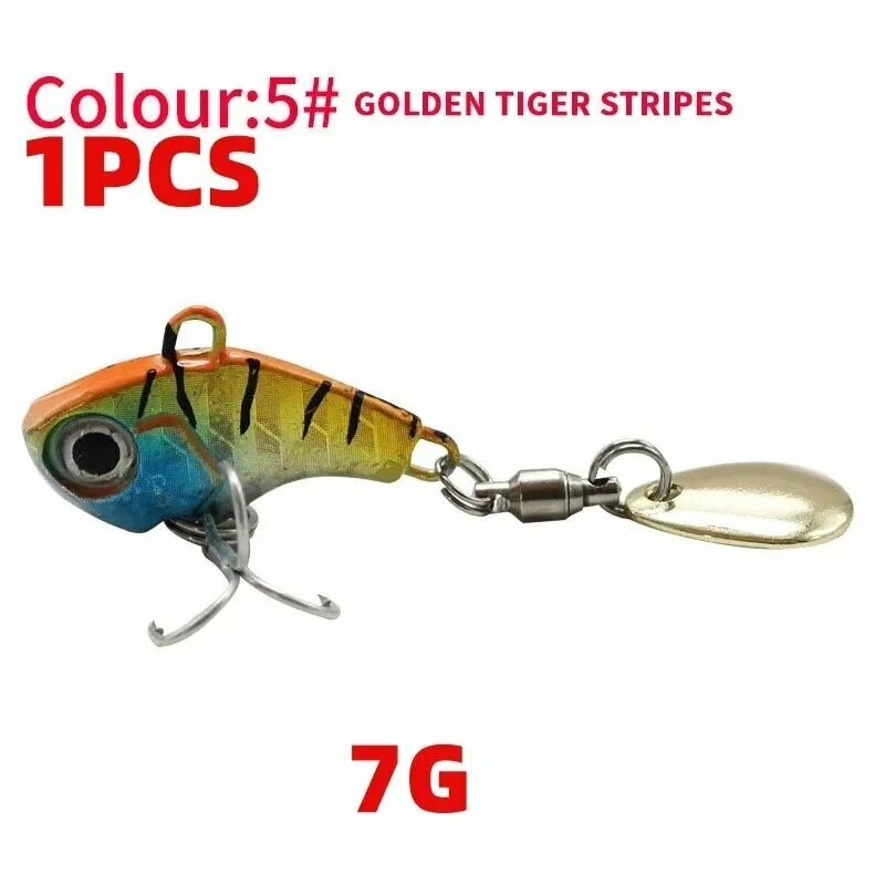 Приманка для рыбалки металлический с вращающимся хвостом, форели