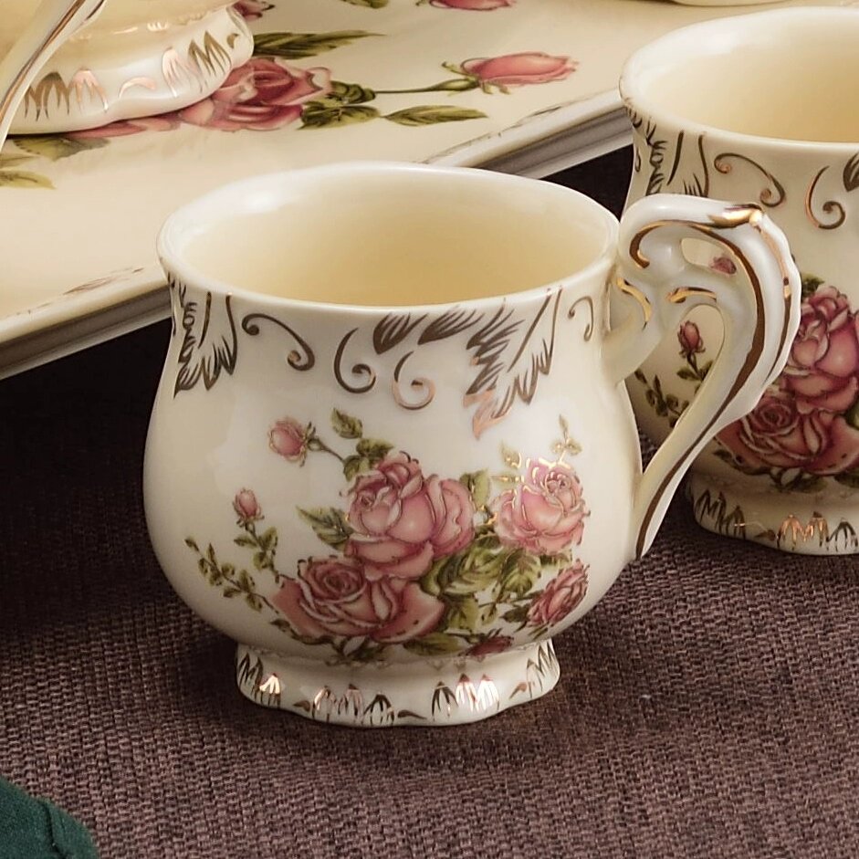 Кофейник в европейском стиле для заваривания кофе, чайник для молочного чая, набор керамических кофейников для дома,