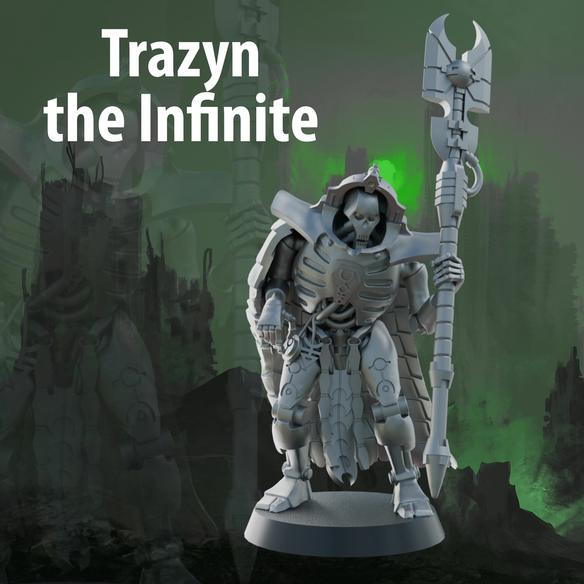 Warhammer 40000 Trazyn the Infinite / Набор миниатюр для настольной игры