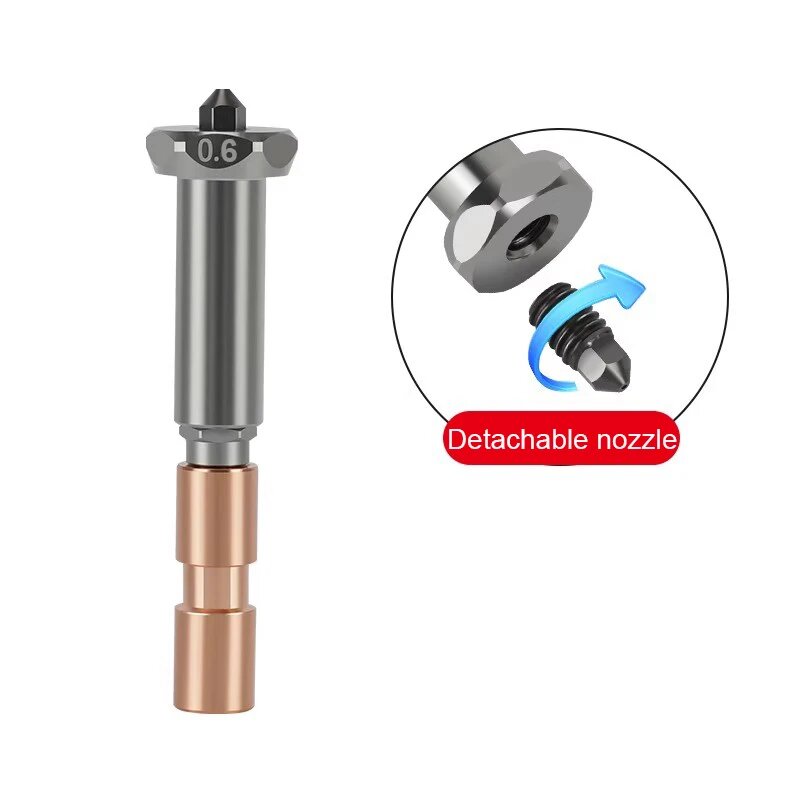 Хотенд Hhiddo 24В 80Вт, Bimetal Nozzle 0.6mm