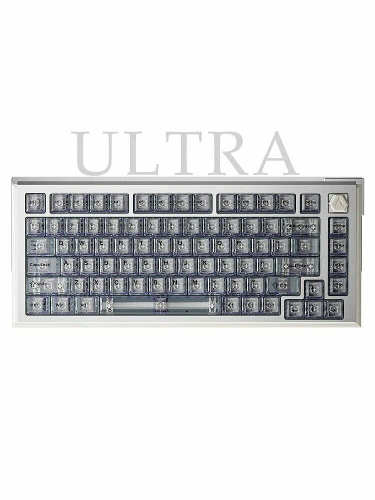 DrunkDeer Игровая клавиатура проводная A75Ultra магнитная Клавиатура Быстрый запуск Магнитный переключатель , Английская раскладка, слоновая кость