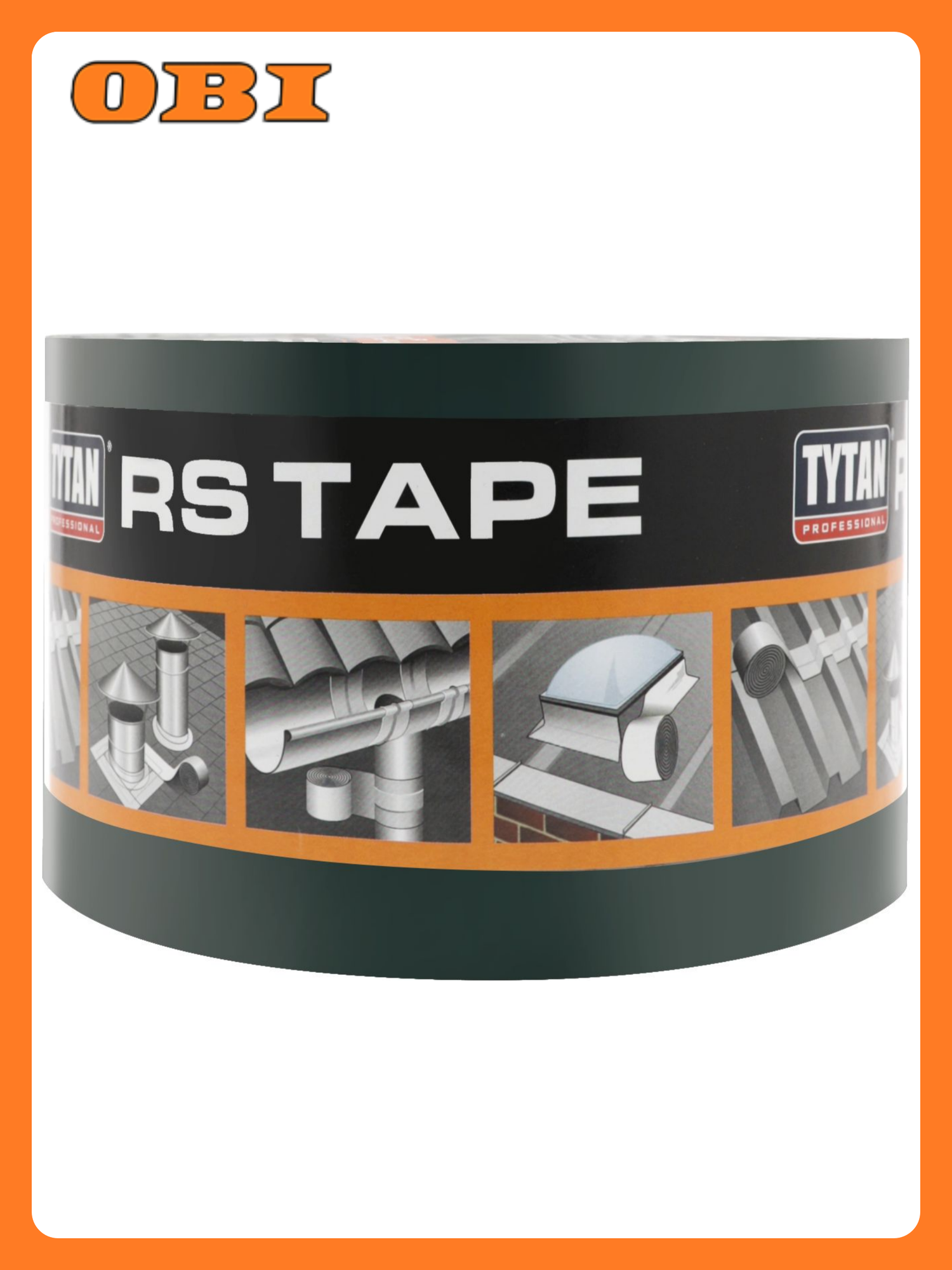 Лента битумная для кровли TYTAN Professional RS TAPE 10 см x 10 м зеленый мох