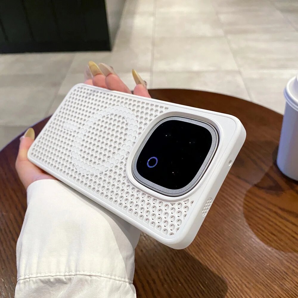 Модный сотовый рассеивающий тепло магнитный чехол Magsafe для телефона VIVO X200 X100 Neo10 Pro IQOO 13 12 Z9, чехол для беспроводной зарядки