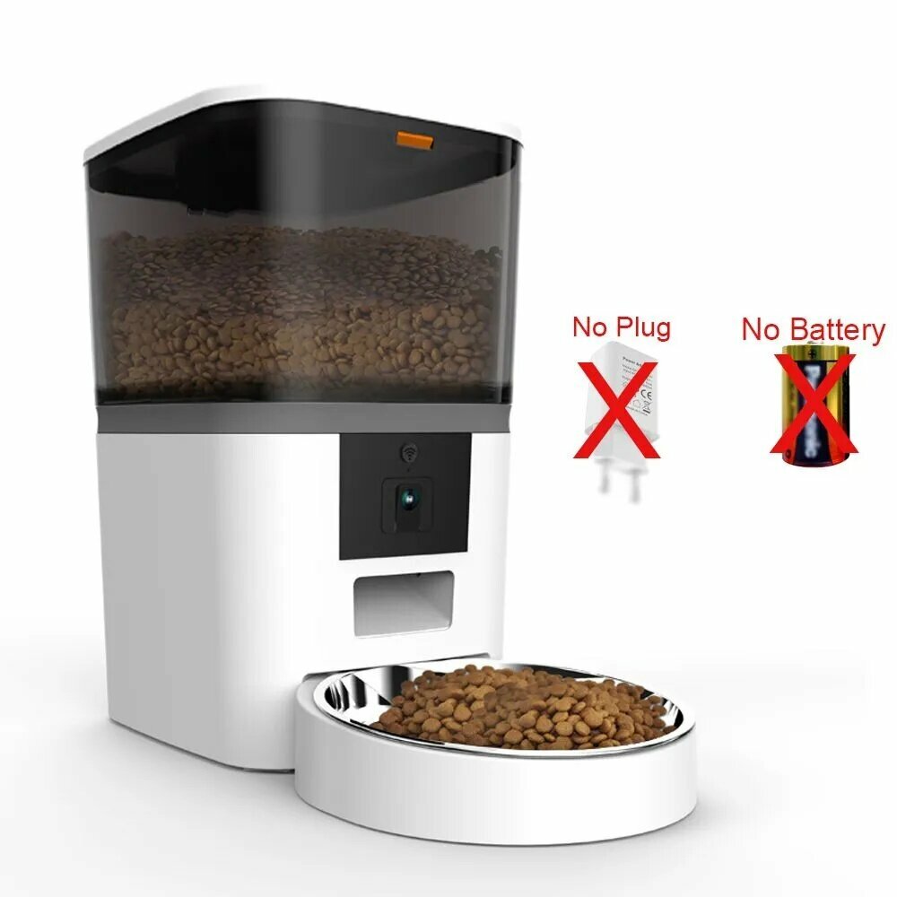Cat Automatic Feeder, дистрибьютор кошек с камерой, 6L 5L 4L 3L 2L Видео Dog Feeder