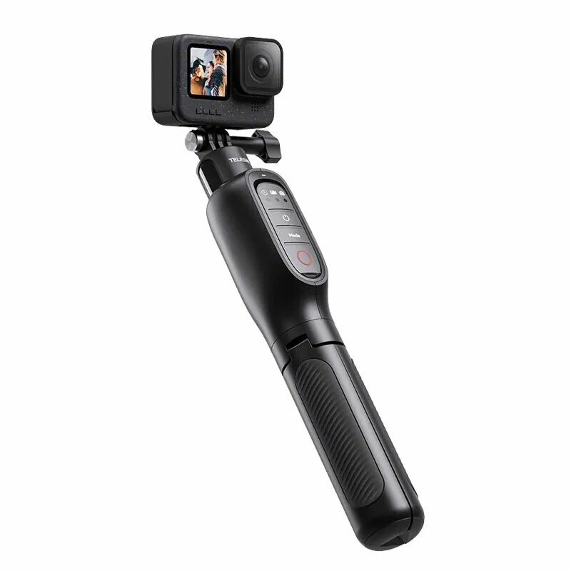 Универсальный штатив Telesin Shorty 4-в-1: зарядка +Bluetooth пульт ДУ + мини-тренога+палка для селфи для GoPro 13-9