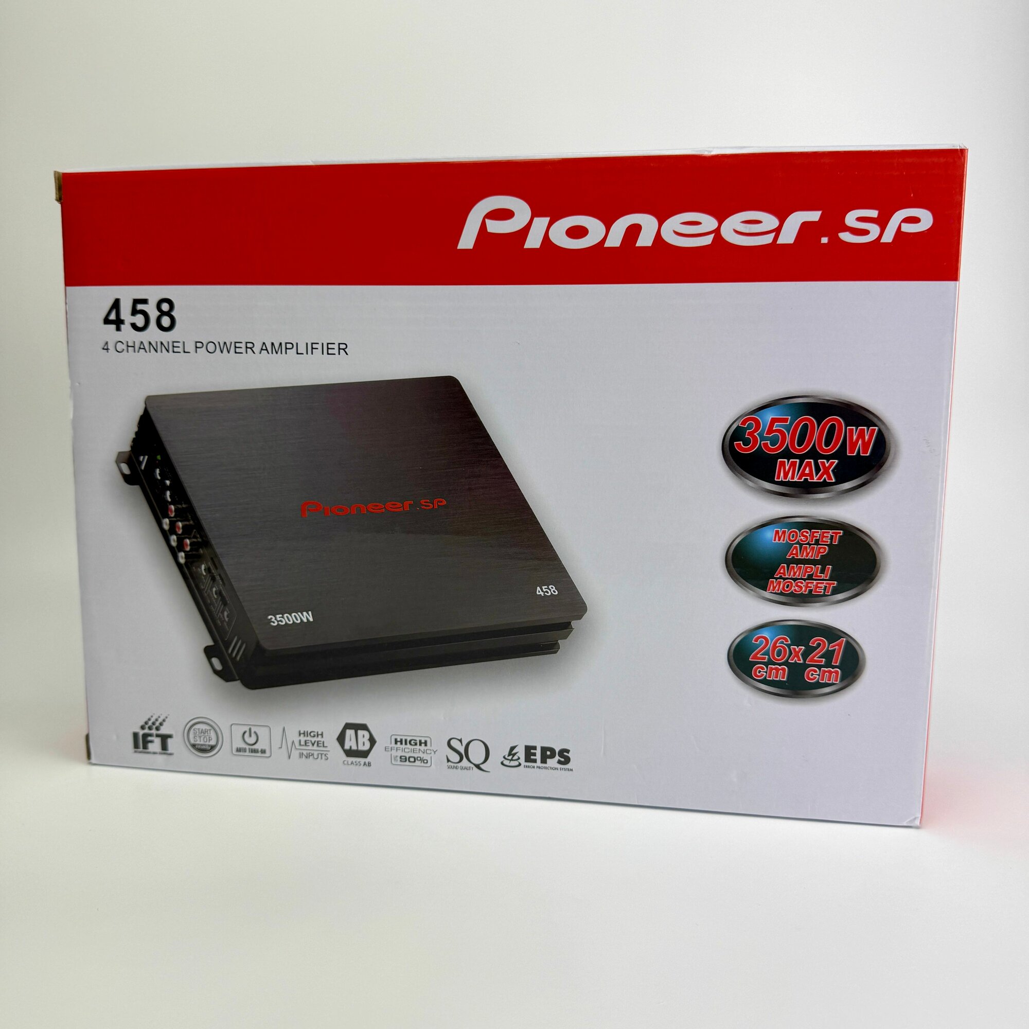 Усилитель для сабвуфера, автомобильный, 3500 Вт, 4 канала, черный