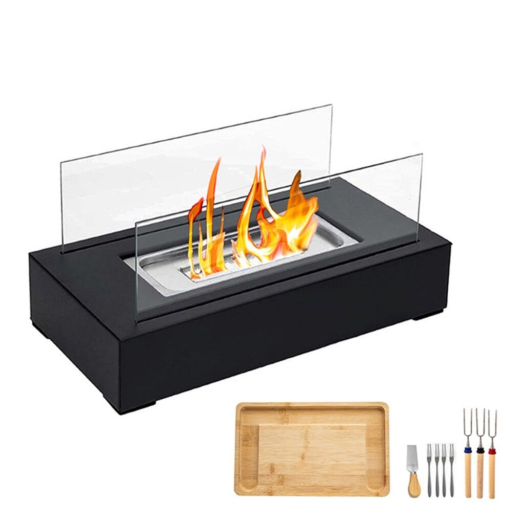 Прямоугольный настольный спиртовой камин