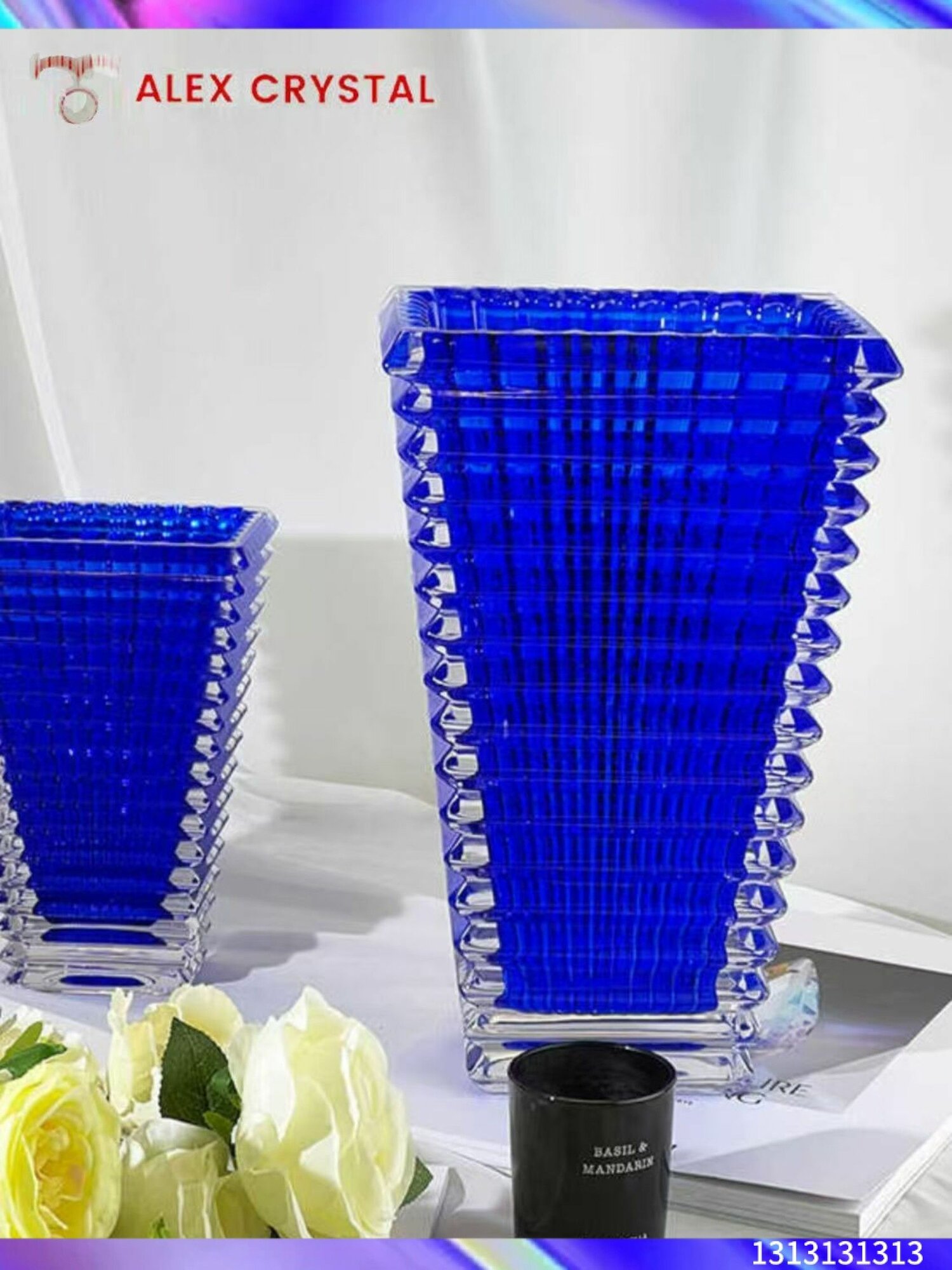 Эксклюзивная ваза Baccarat Eye 23 см стекло