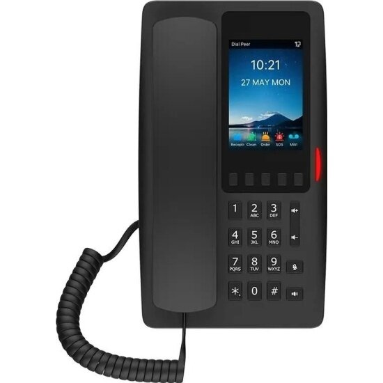SIP-Телефон Fanvil H6W, 2 SIP-акк, 3.5", 320x480 Цвет. экран, POE, БП в комп, 1x100 Mbps